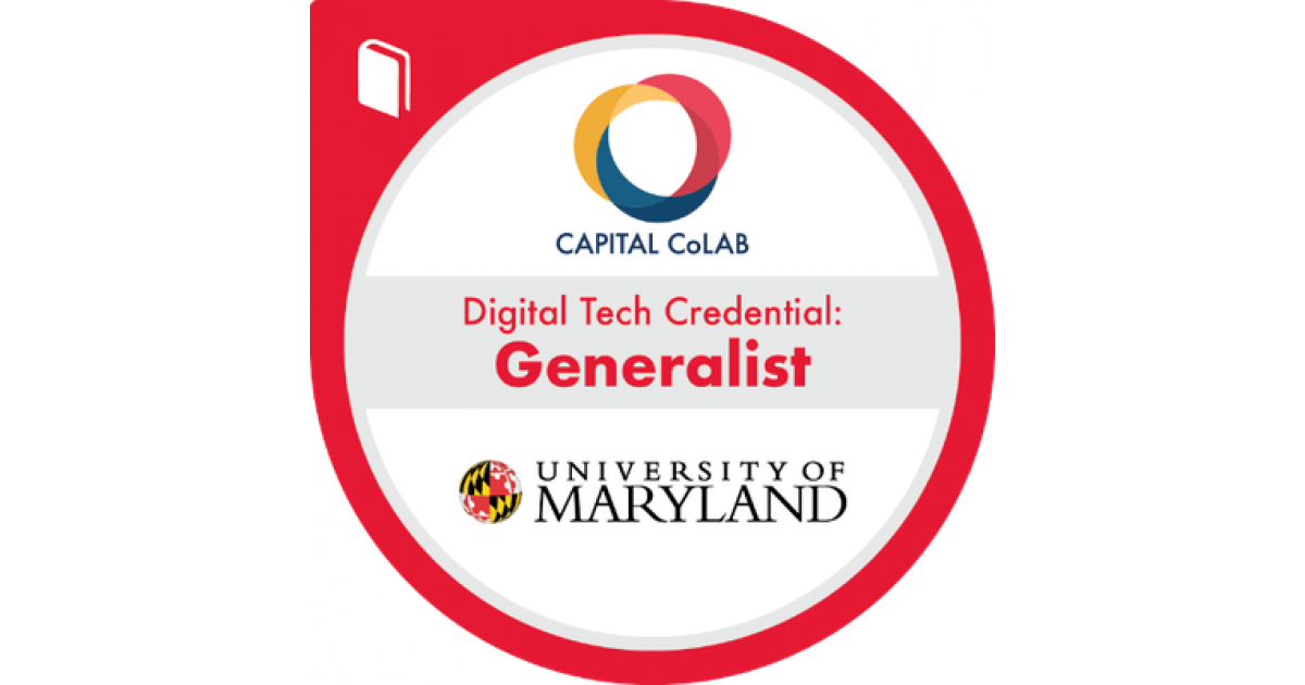 Badge - Generalist Digital Technology Credential | Portfolium