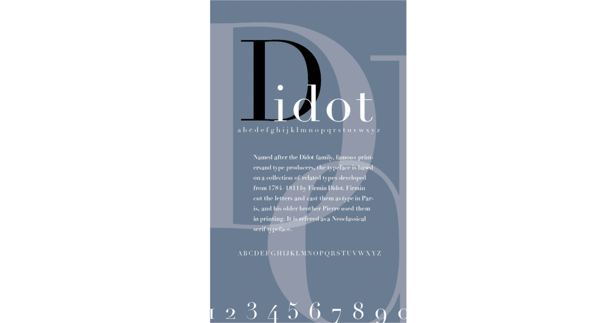 Firmin Didot Font